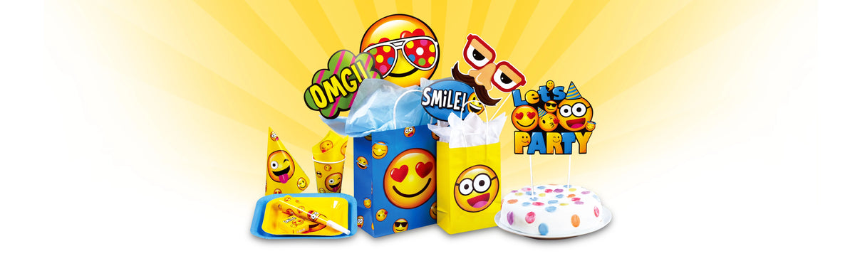 Wholesale Happy Face Theme Party Supplies for Birthday and Parties ...