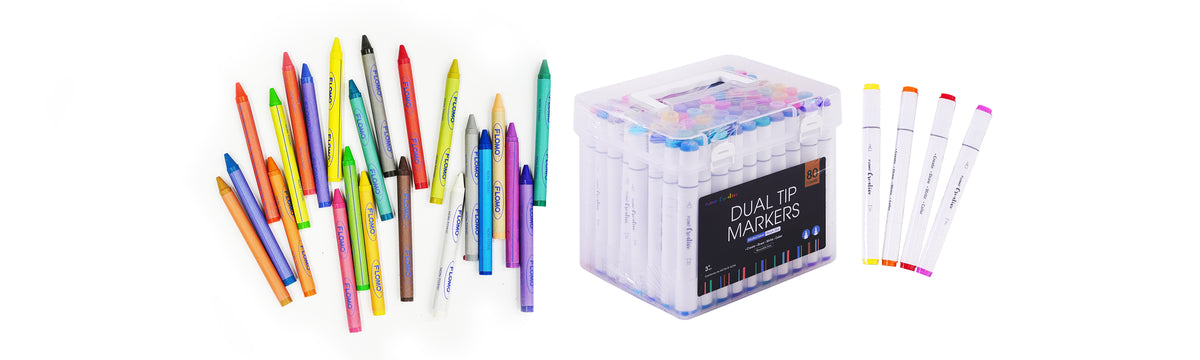 FLOMO's Creative Crayons and Markers for Kids in Bulk | FLOMO/Nygala Corp.