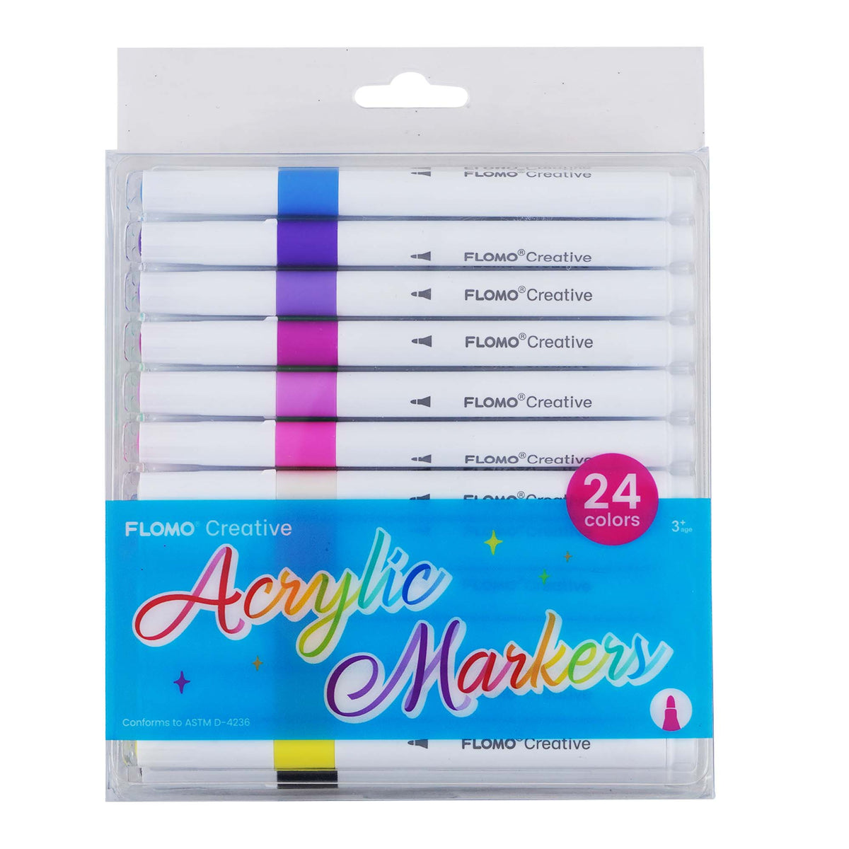 24Ct Acrylic Markers | FLOMO/Nygala Corp.