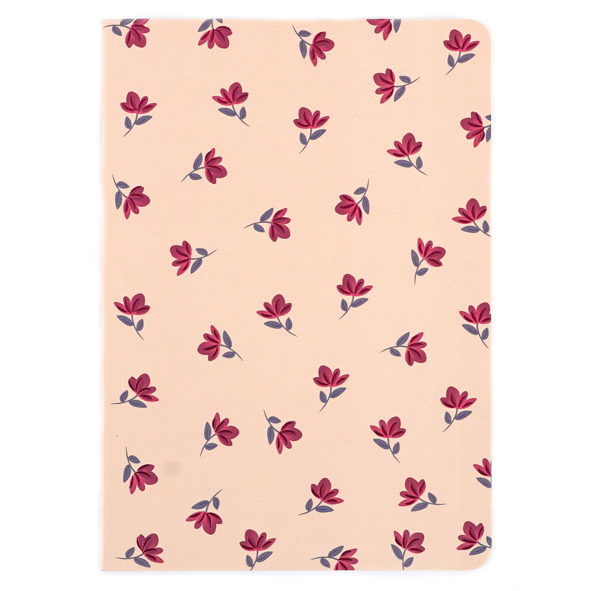140Sht Perfect Bound Notebook W/Embossed Cover & Hot Stamp, Ditsy Rose ...