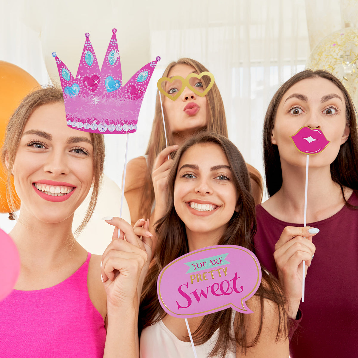 8Ct 12" Princess Photo Props | FLOMO/Nygala Corp.